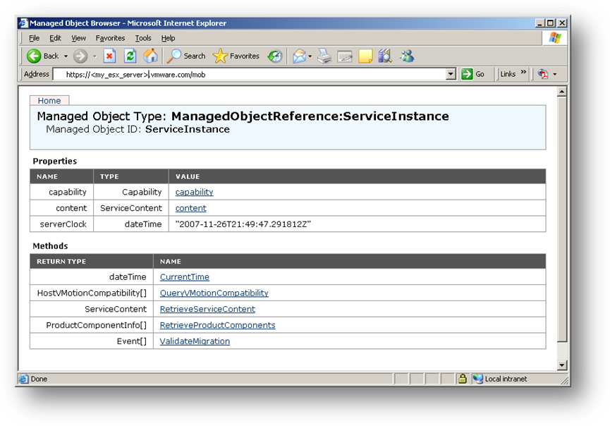 VMware connectivity from Beacon for virtualized inventory