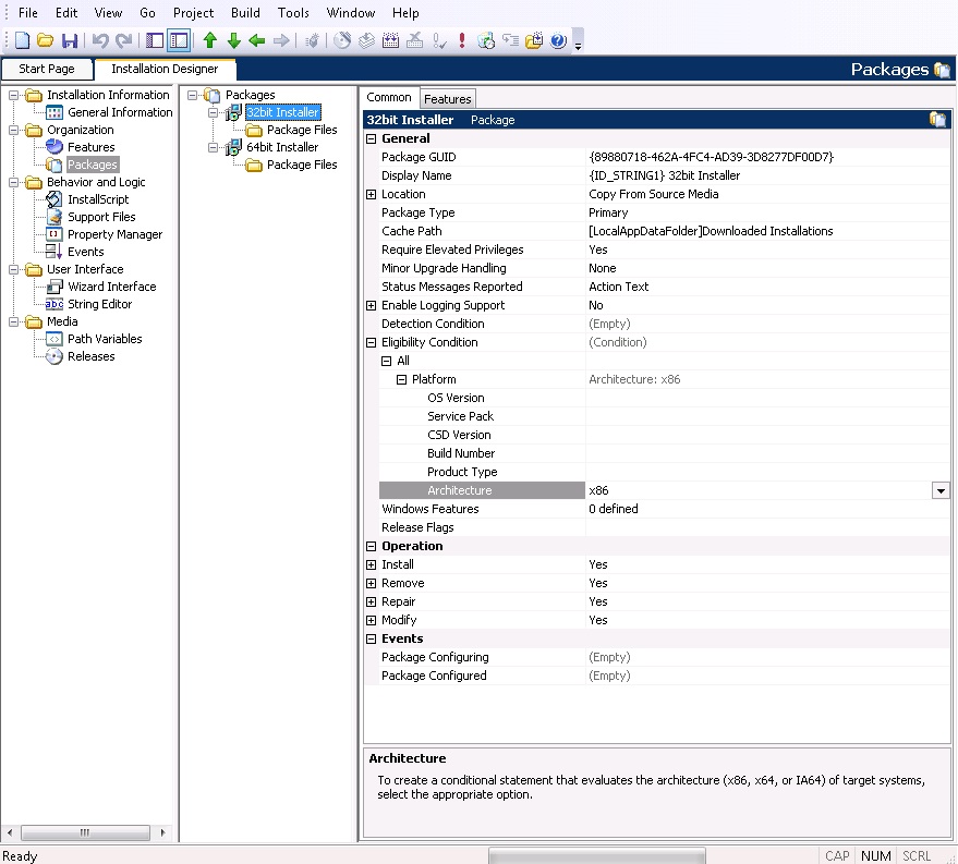 32-bit and 64-bit Installation Support