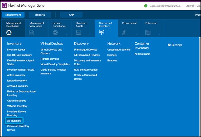 Troubleshoot falsely recognized inventory