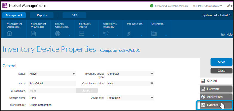 Troubleshoot falsely recognized inventory