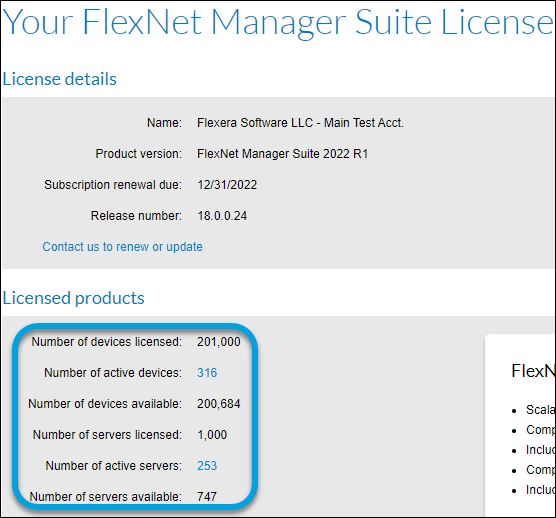 FlexNet Manager Suite licensing overview