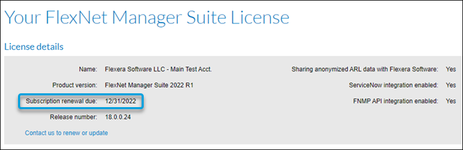 Activate a new license for FlexNet Manager Suite