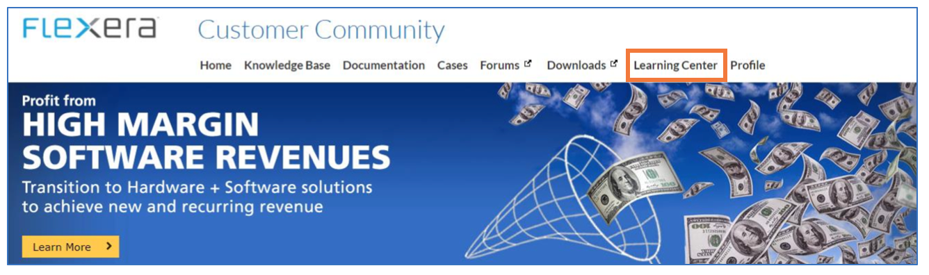 Flexera Learning Center