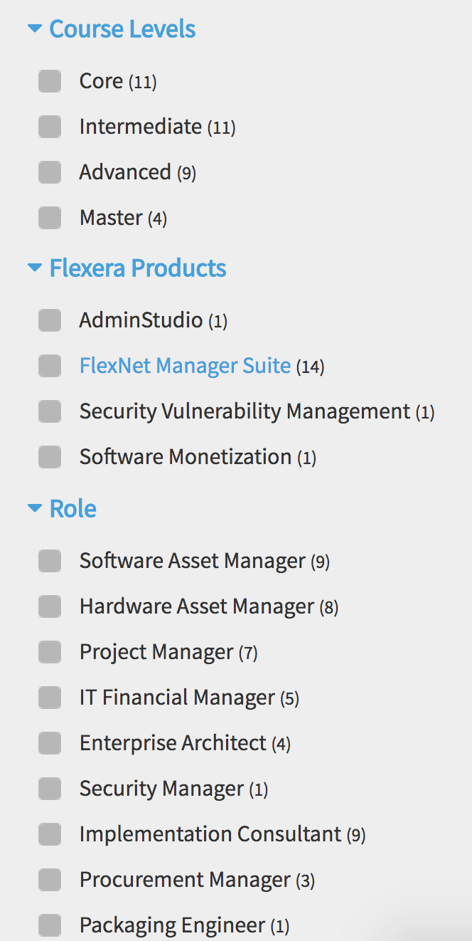 Flexera Learning Center