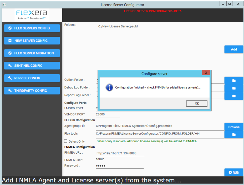 License server configuration automation using FNMEA License ...