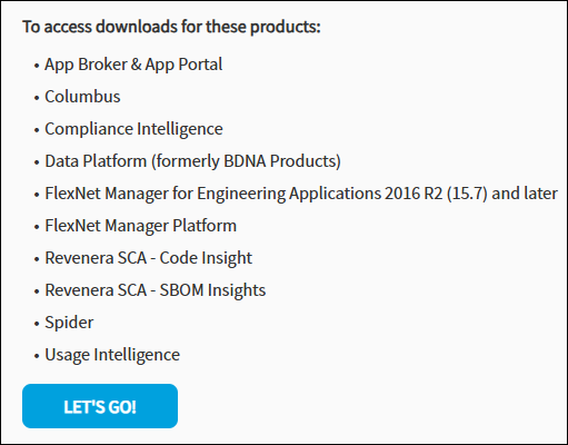 Download the FlexNet Manager for Engineering Applications installers