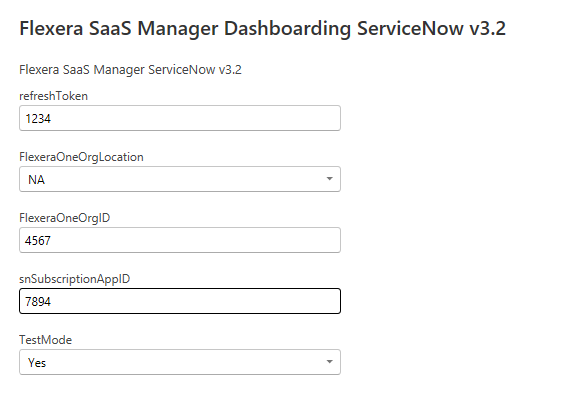 ServiceNow Power BI Reporting for Flexera One's SaaS Management