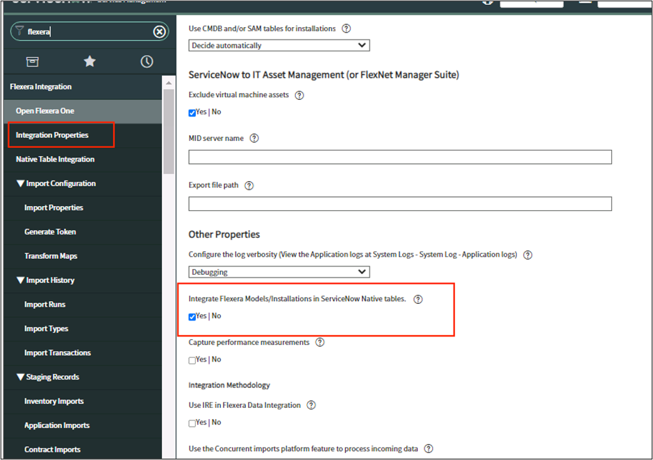 ServiceNow update set to fix freezing during large data set processing