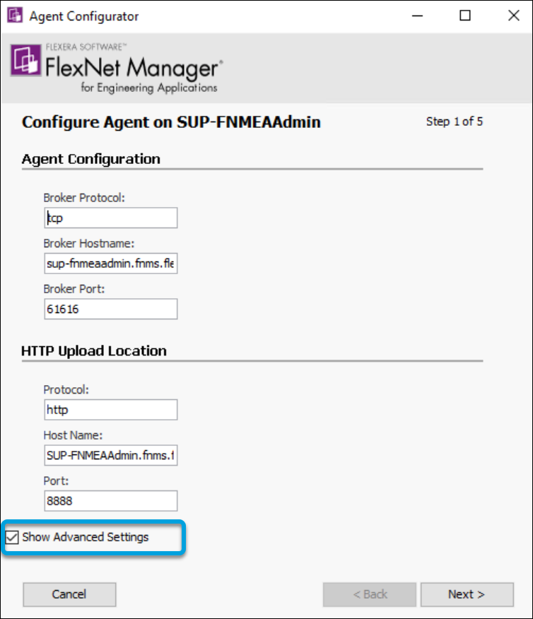 Increase the FlexNet Manager for Engineering Applications Agent heap ...