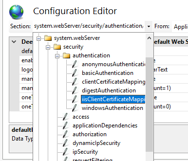 Using Client Certificate Mapping Authentication in IIS for mutual TLS (mTLS) authentication of ...