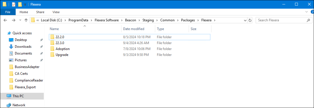 Remove stale agent and beacon version packages from the Beacon server